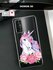 Чехол на Honor 30 / Хонор 30 с принтом "Единорог с пионами", прозрачный