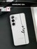 Чехол на Samsung Galaxy S24 / Самсунг S24 с принтом "Красивая любовь надпись", п...