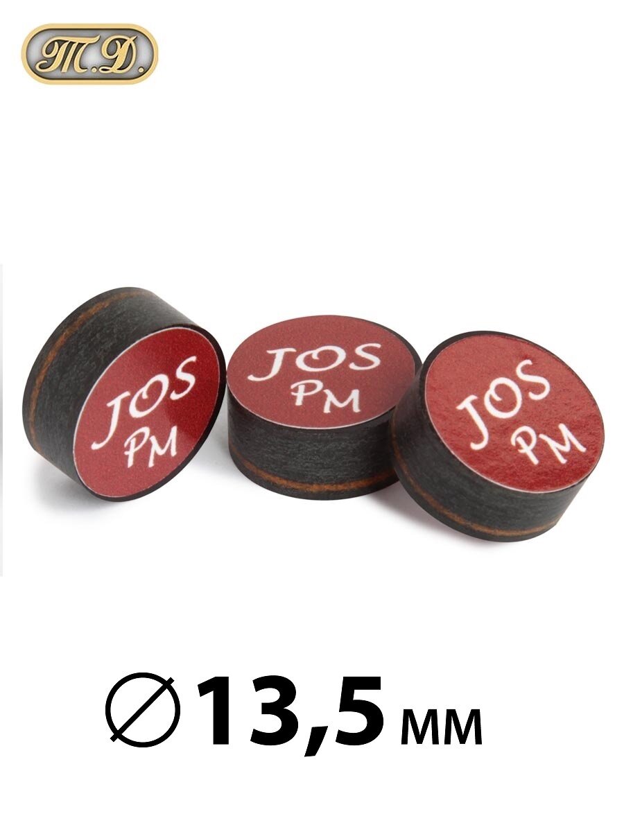 Наклейка для кия Д. Терзяна JOS Pro 13,5мм Medium, многослойная, 1шт.