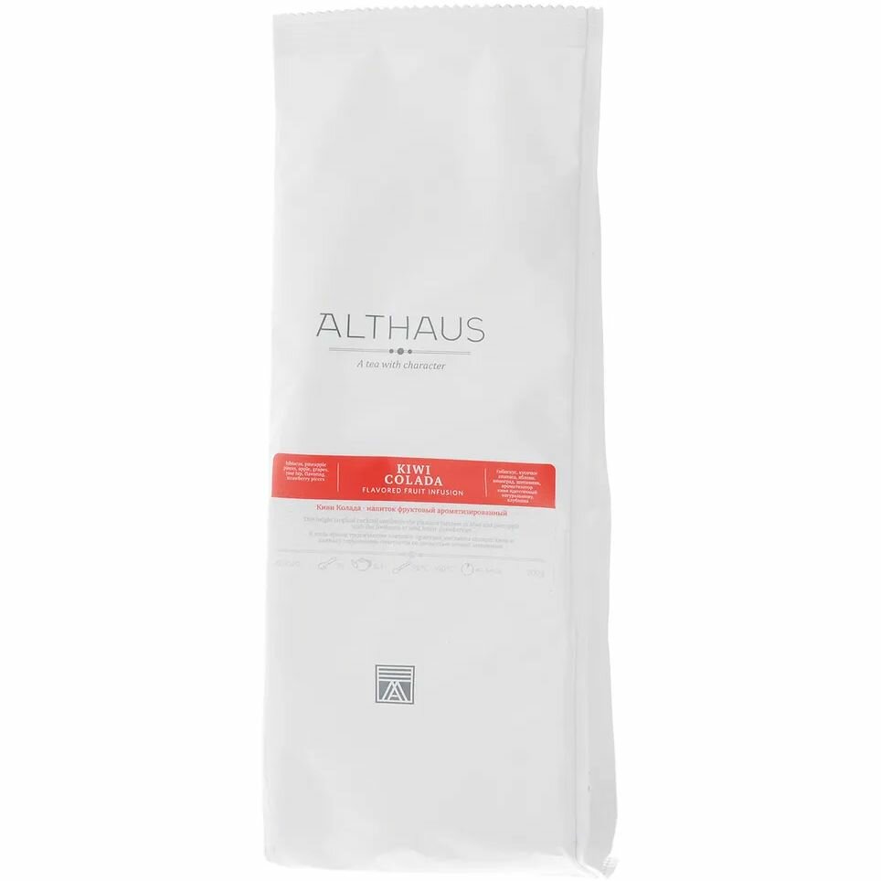 Чай Althaus Kiwi Colada Киви Колада, фруктовый, листовой, 200г