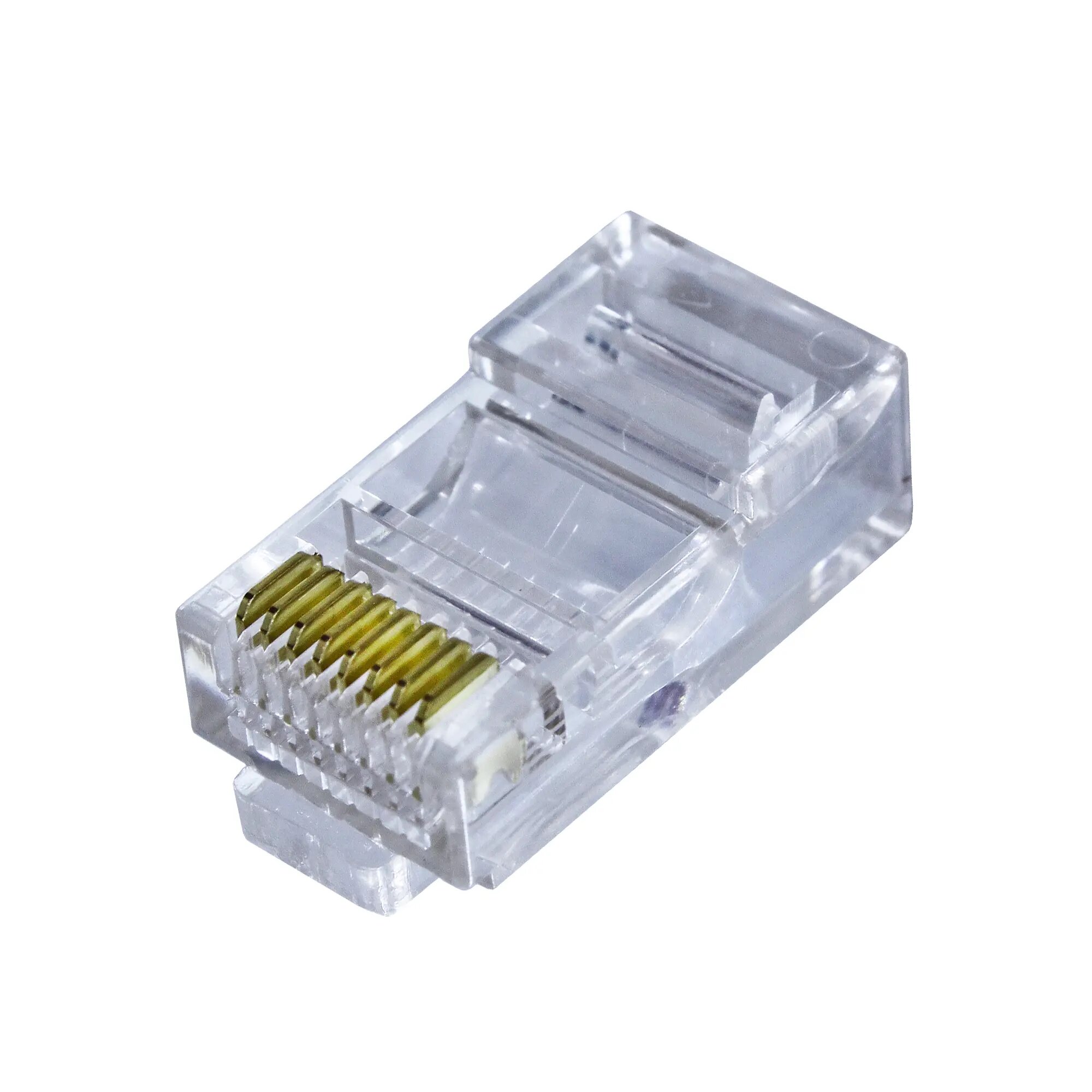 Коннектор RJ-45 8P8C, упаковка 100 шт, сетевой разъем для витой пары Ethernet