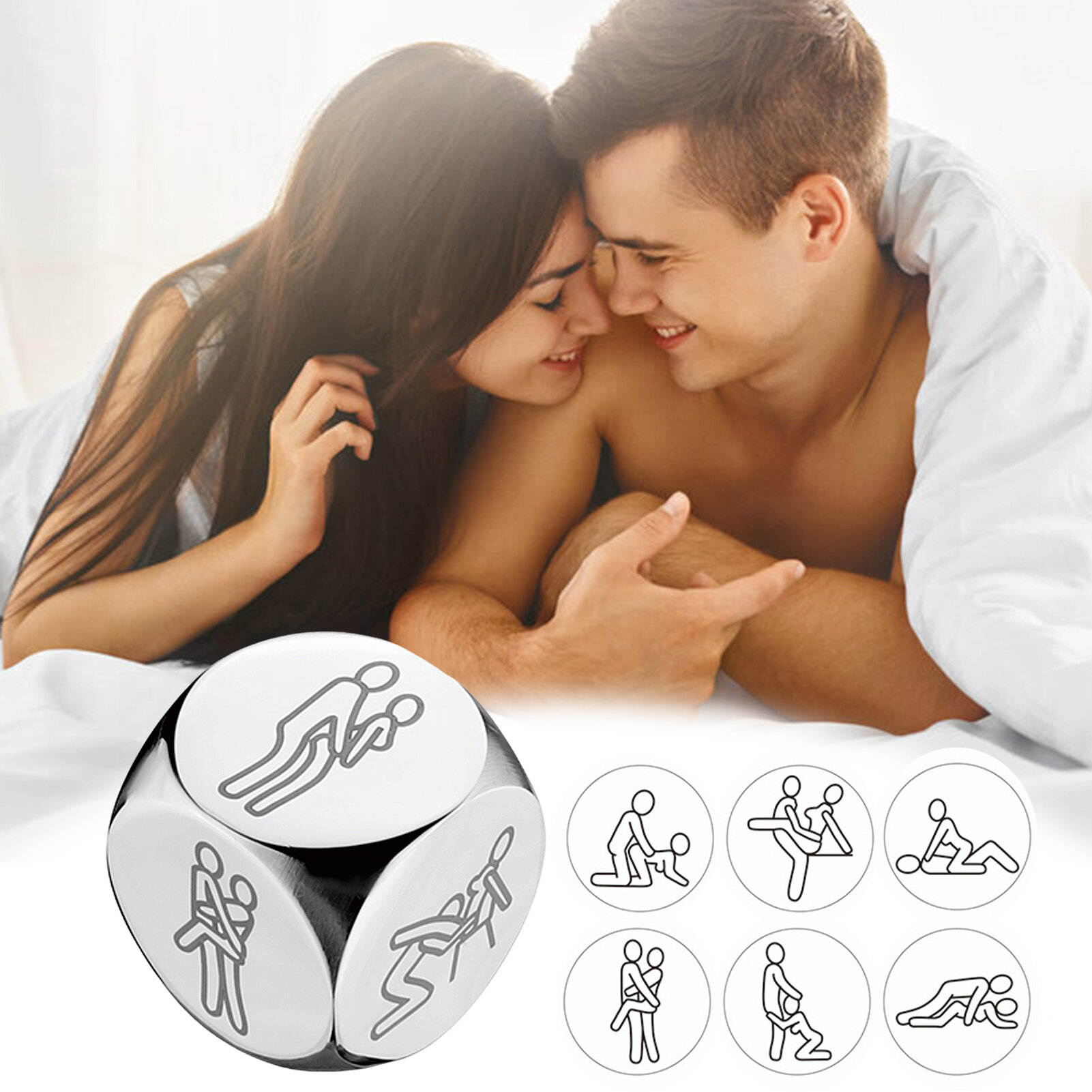 Эротический кубик-игра для пары, 6 позиций, страстный вечер