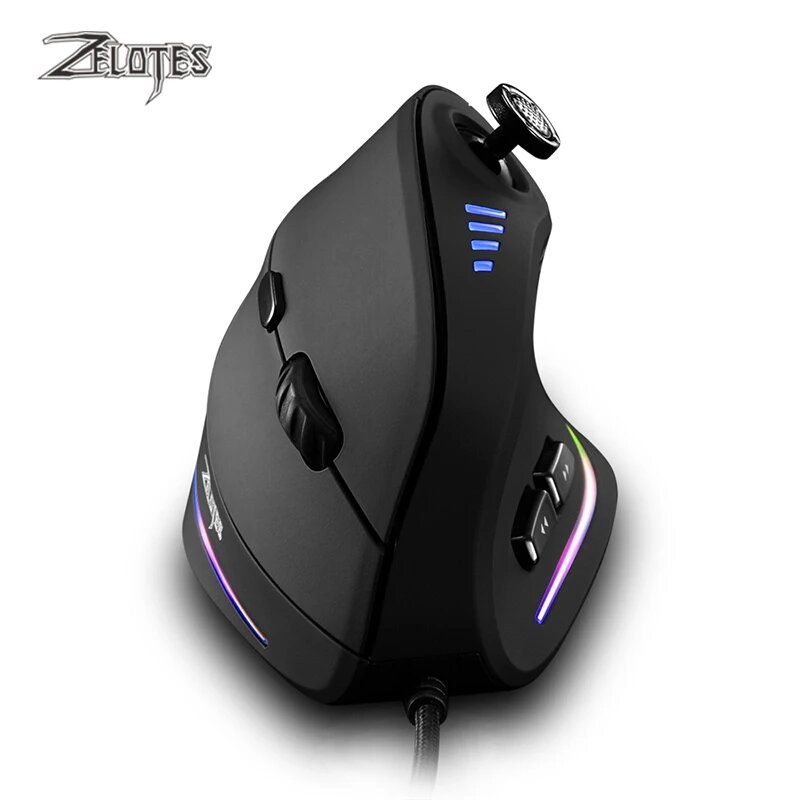 ZELOTES C18 вертикальная проводная игровая мышь
