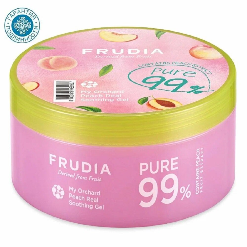 Увлажняющий гель с персиком Frudia My Orchard, для ежедневного ухода за лицом и телом, 300 мл