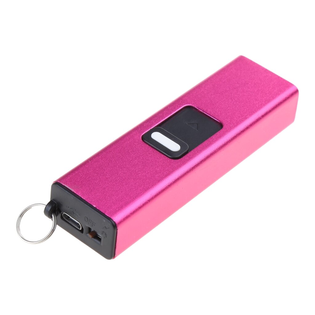 Ветрозащитный портативный мини -прохладный двойной электрический зажигалок для кухонного дома Подарок подходит для семейного отдыха на открытом воздухе