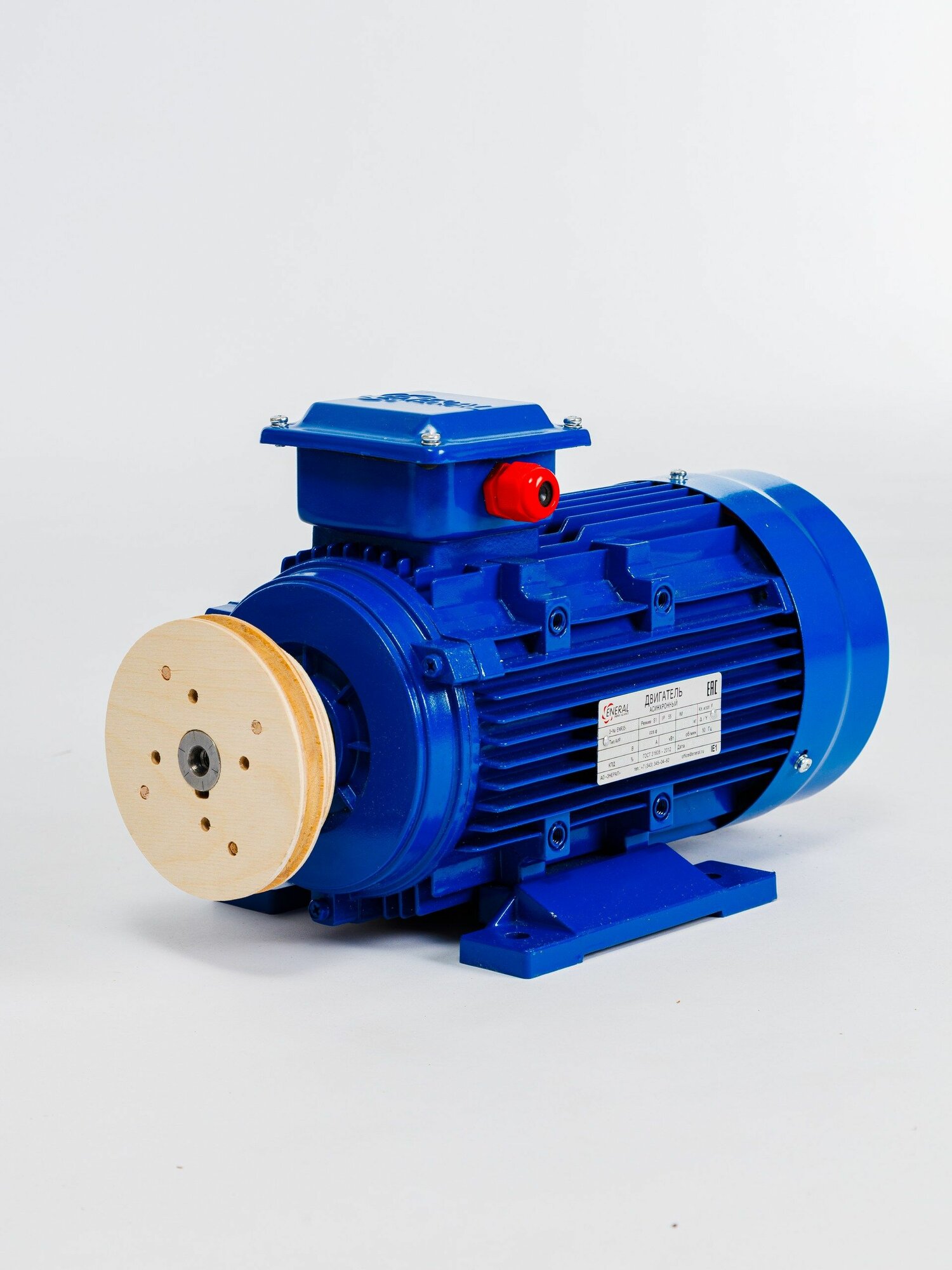 Электродвигатель трехфазный АИР, 2,2 кВт, 1500 об./мин, 3 фазы, 380 В