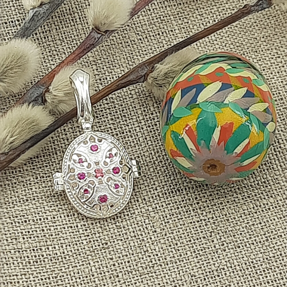 Подвеска, серебро, 925 проба, фианит