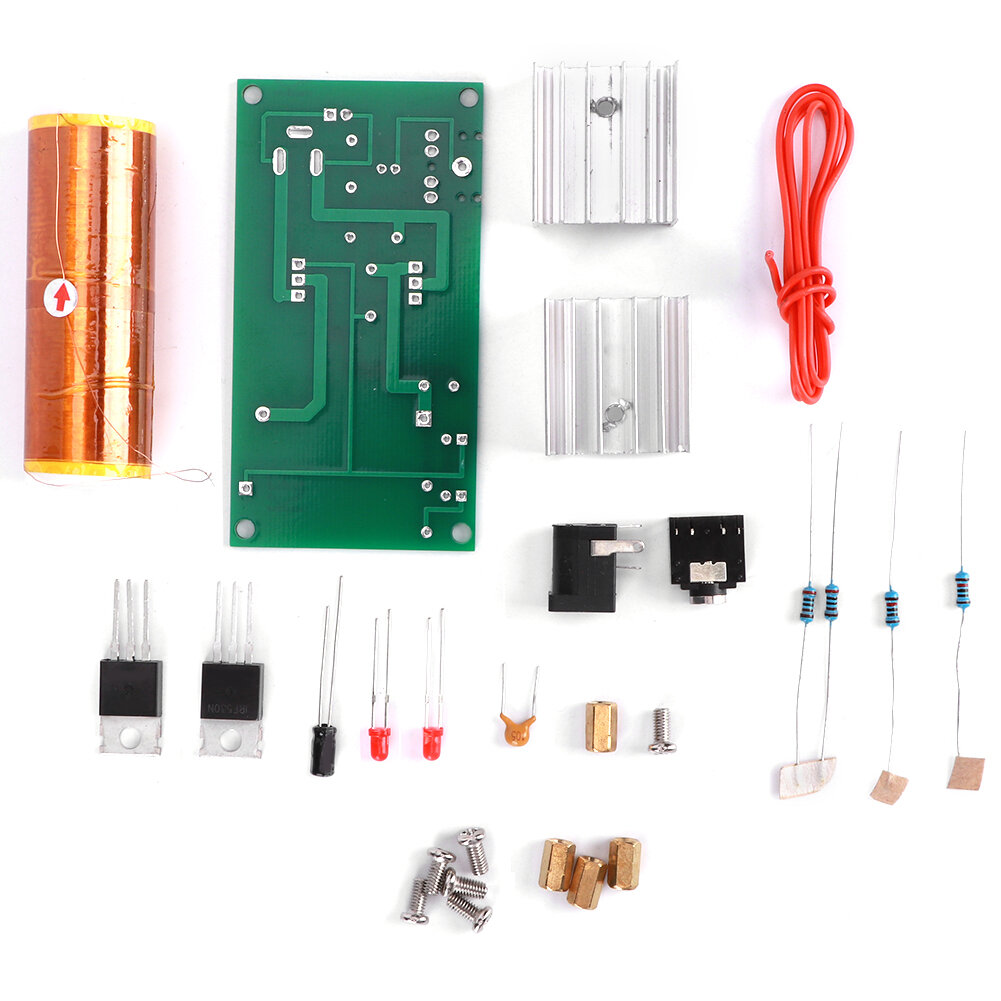 Комплект для сборки плазменного динамика с катушкой 15–24 В, запасные части для электронного дугового разряда, набор для самостоятельной сборки платы.