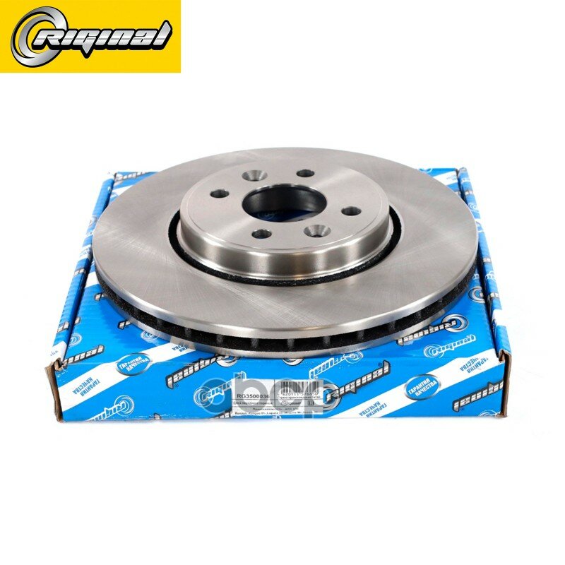 Диск тормозной RENAULT KANGOO 01-/LAGUNA 95-01/MEGANE 96-/SCENIC 99- перед. вент. Riginal арт. RG3500036
