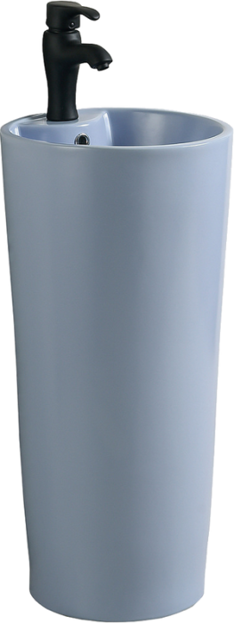 Раковина SantiLine SL-4007BM голубая матовая