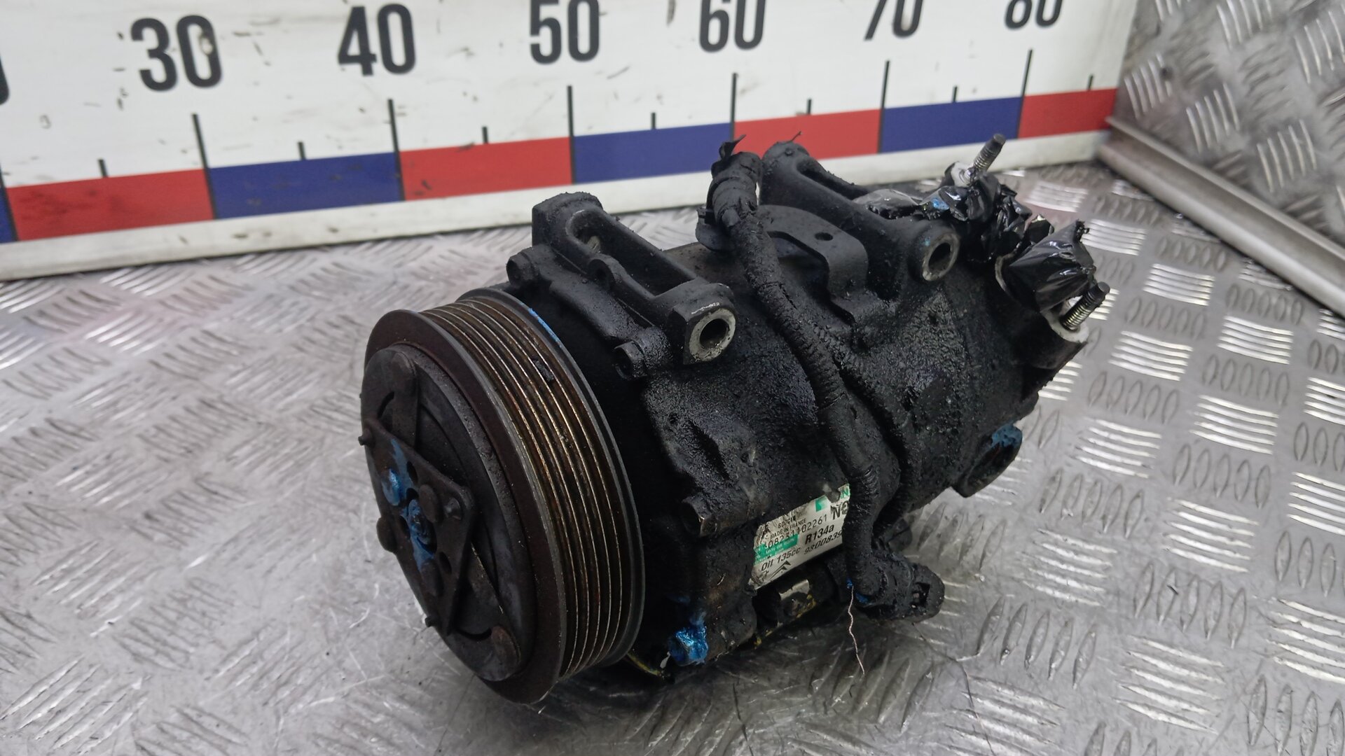 Компрессор кондиционера дизельный CITROEN C4 GRAND PICASSO 1, Номер 9800839580