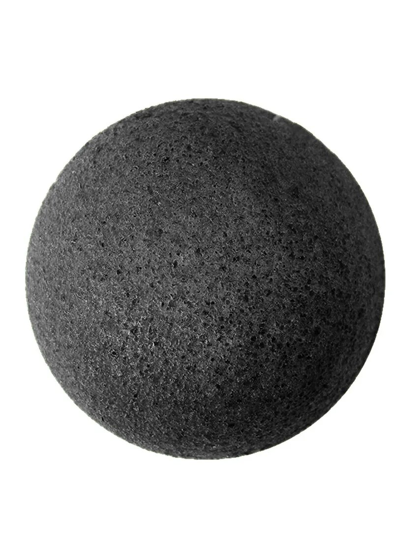 Спонж конняку для умывания от Gessie чёрный цвет