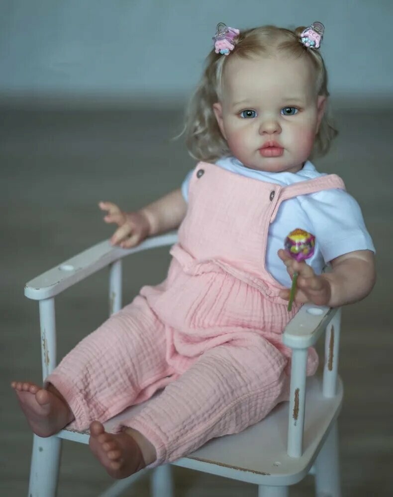NPK 24-дюймовые куклы Reborn Baby Реалистичные новорожденные для подарка детям