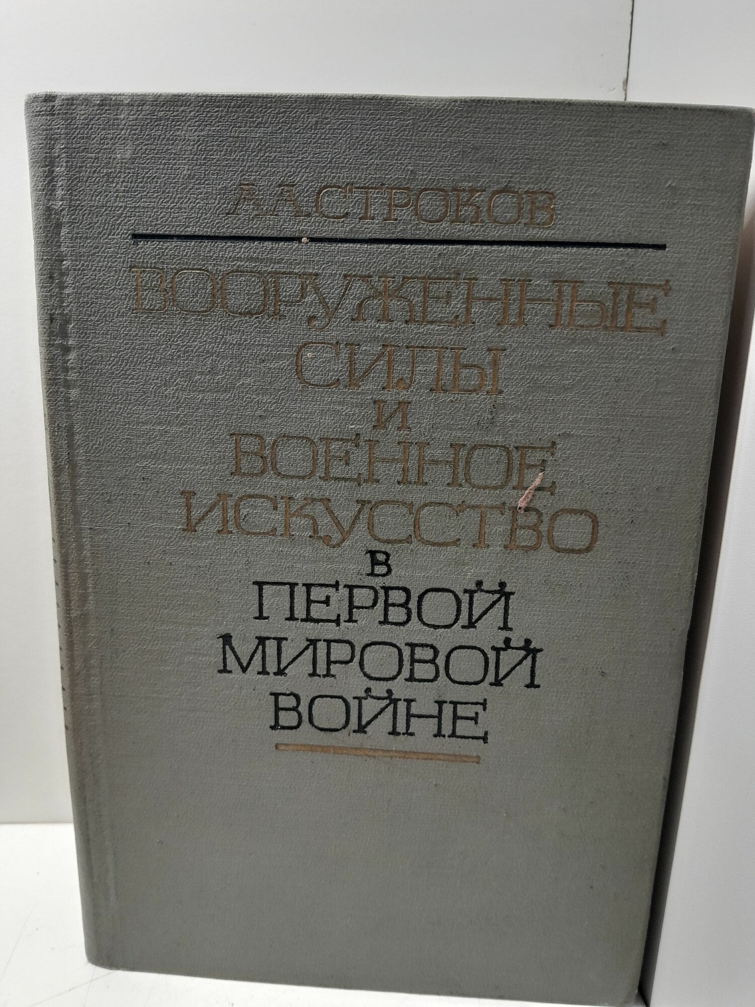 Вооружённые силы и военное искусство в первой мировой войне / А. А. Строков
