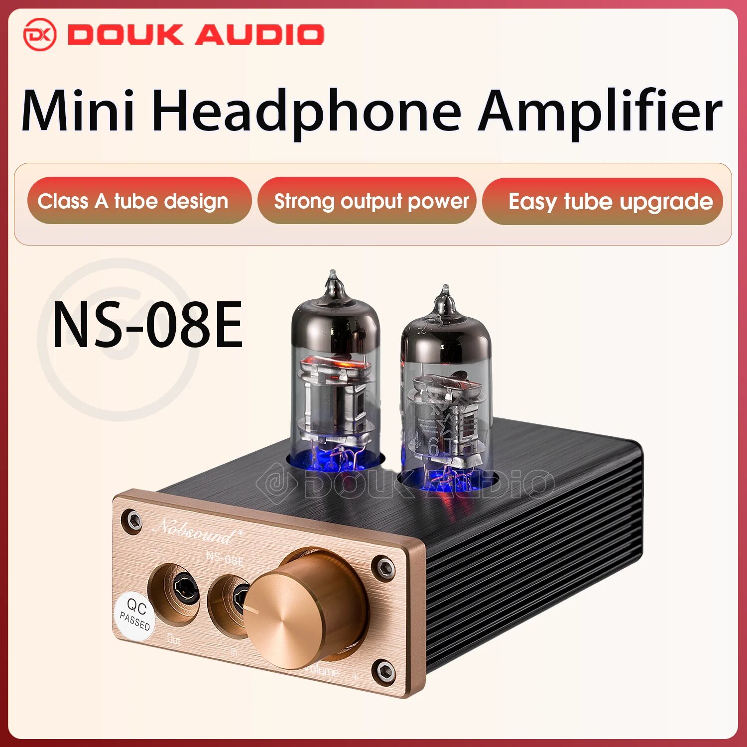 Douk Audio NS-08E мини ламповый усилитель для наушников