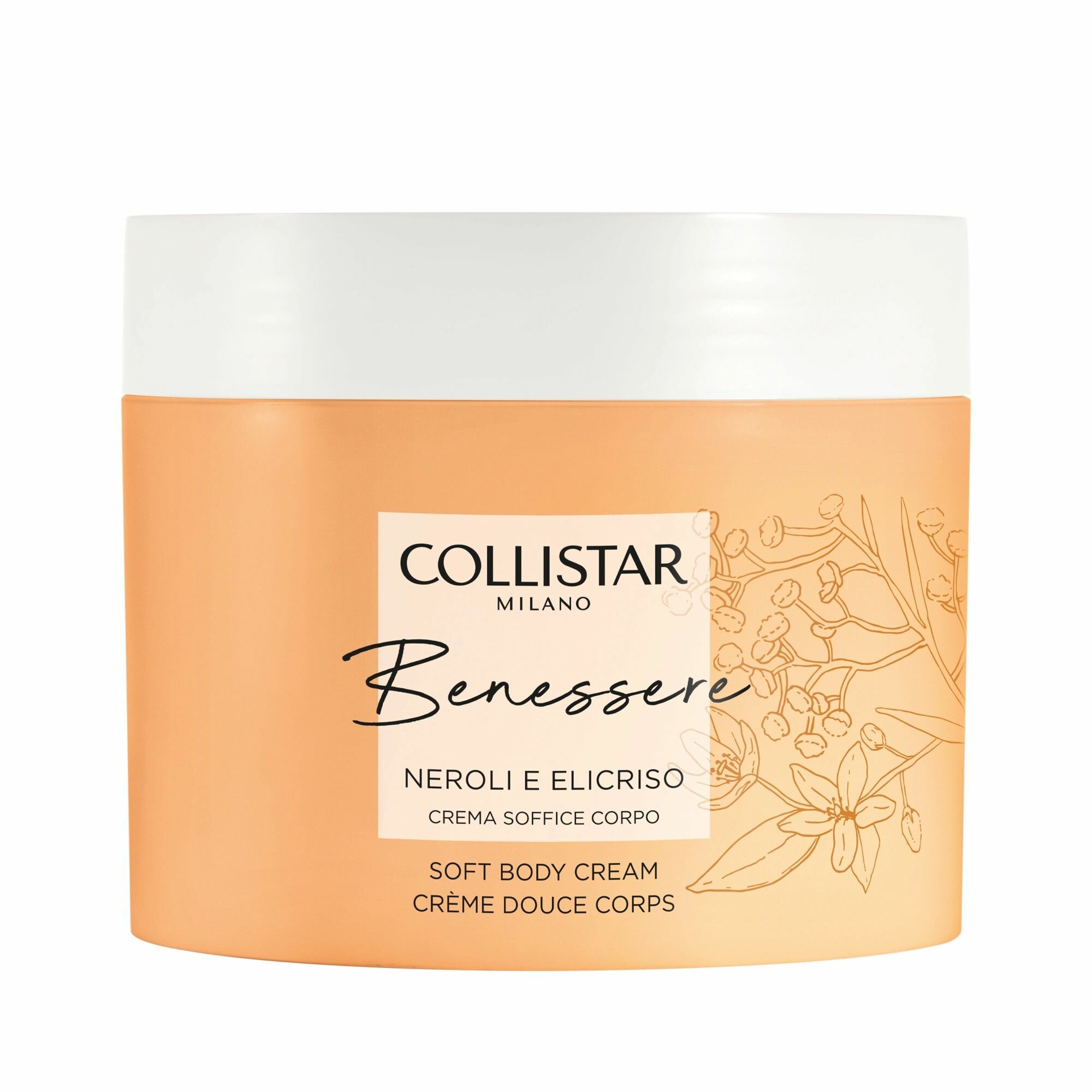 Collistar - Benessere Neroli and Helichrysum Soft Body Cream Ароматический и увлажняющий крем для тела 200 мл