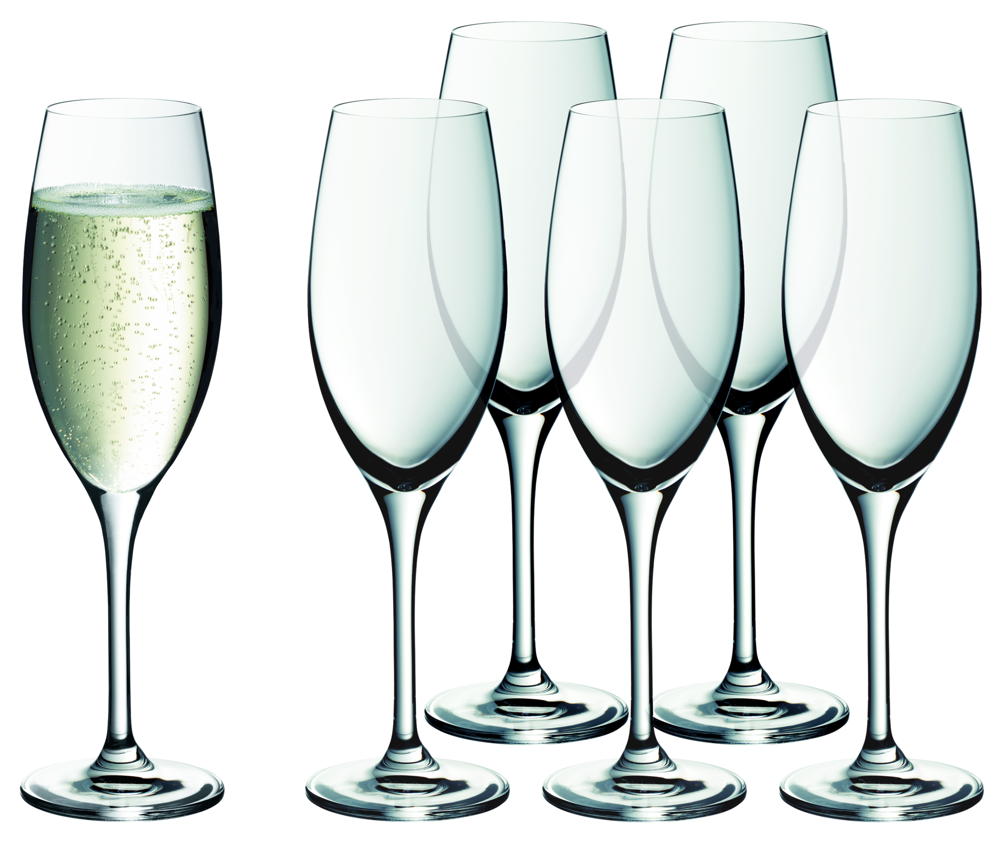 Набор бокалов для шампанского WMF Easy Plus, 6шт