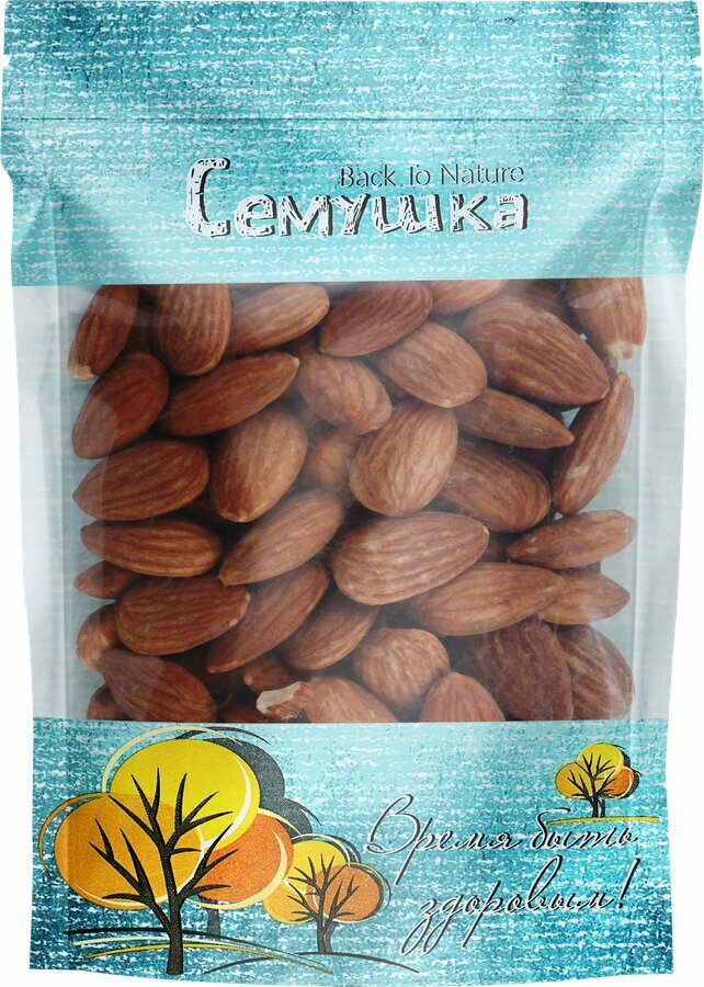 Миндаль семушка жареный соленый, ядро, 120г