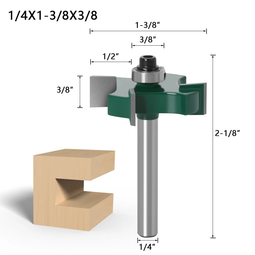 Фреза для дерева RCT 6 мм 6.35X34.9X9.52