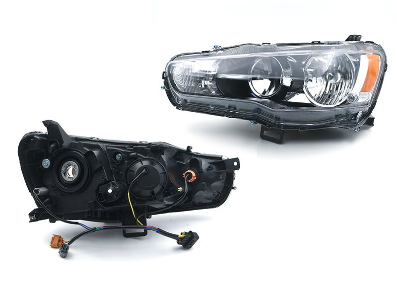 Фара левая Mitsubishi Lancer X (2007-2016) галоген с корректором № 8301C337, SHF-12054