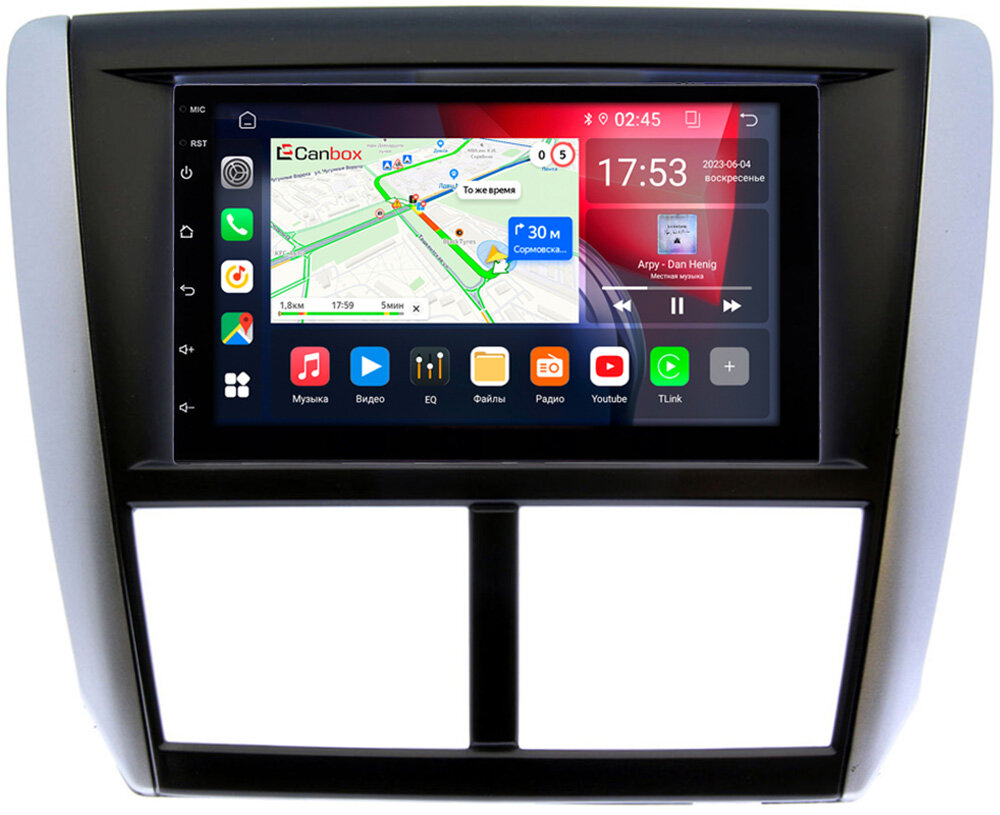 Штатная магнитола Subaru Forester 3, Impreza 3 2007-2013 Canbox 4/64 Android 10 (GTR7-RP-SBFR-23) (IPS, DSP, CarPlay)