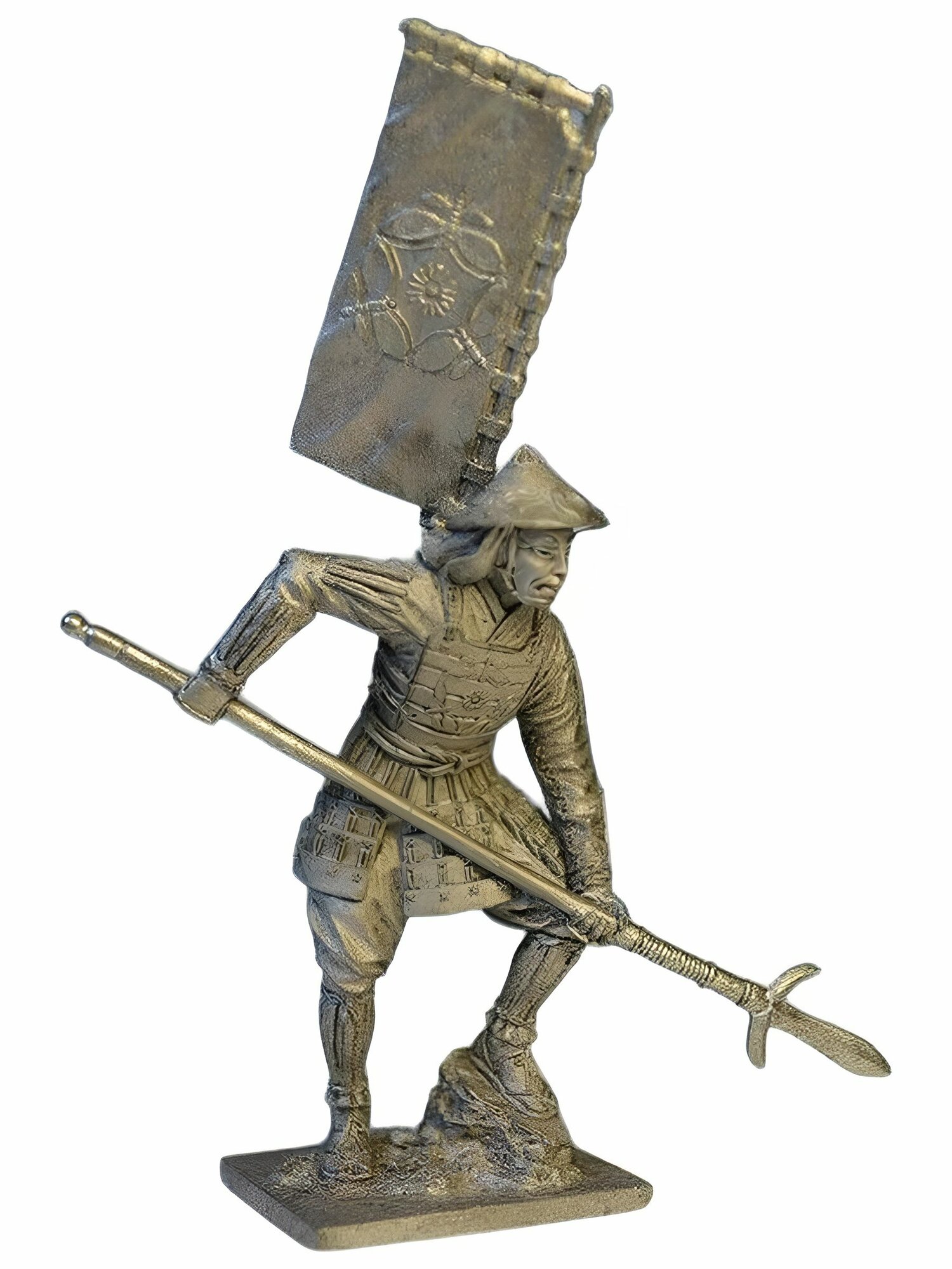 Коллекционный оловянный солдатик фигурка Асигару. Япония, 1500-1600 гг.