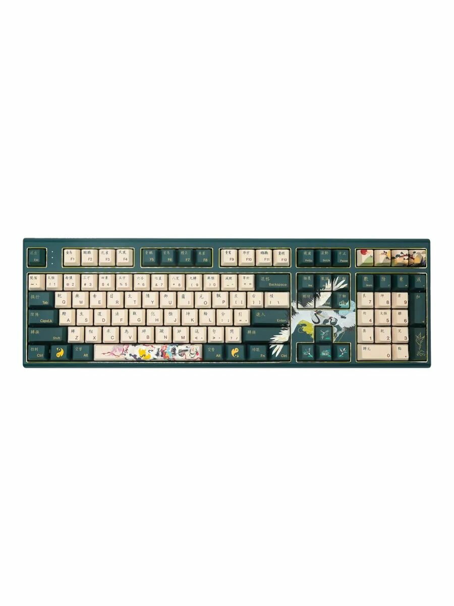 Varmilo VBM108 Crane of Lure Varmilo EC V2 Sakura, зеленый/белый, игровая клавиатура