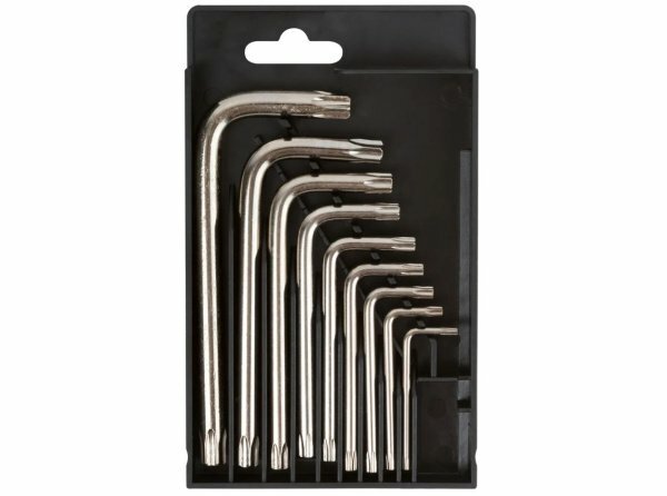 Ключи Набор звездочки 9пр Т10-Т50 CrV в коробке Профи FIT