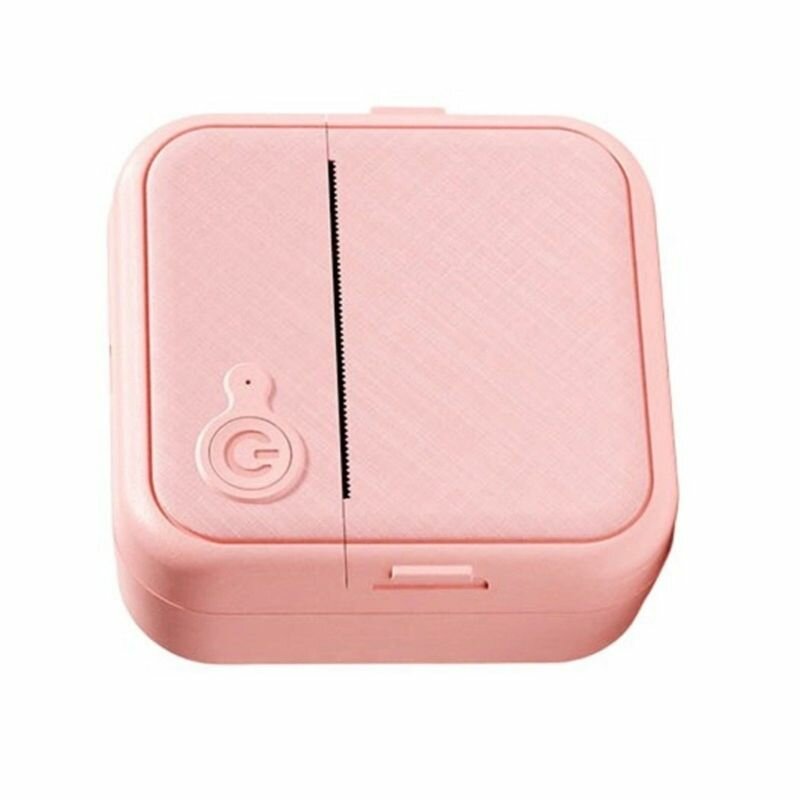 Мини-принтер этикеток D8-Розовый