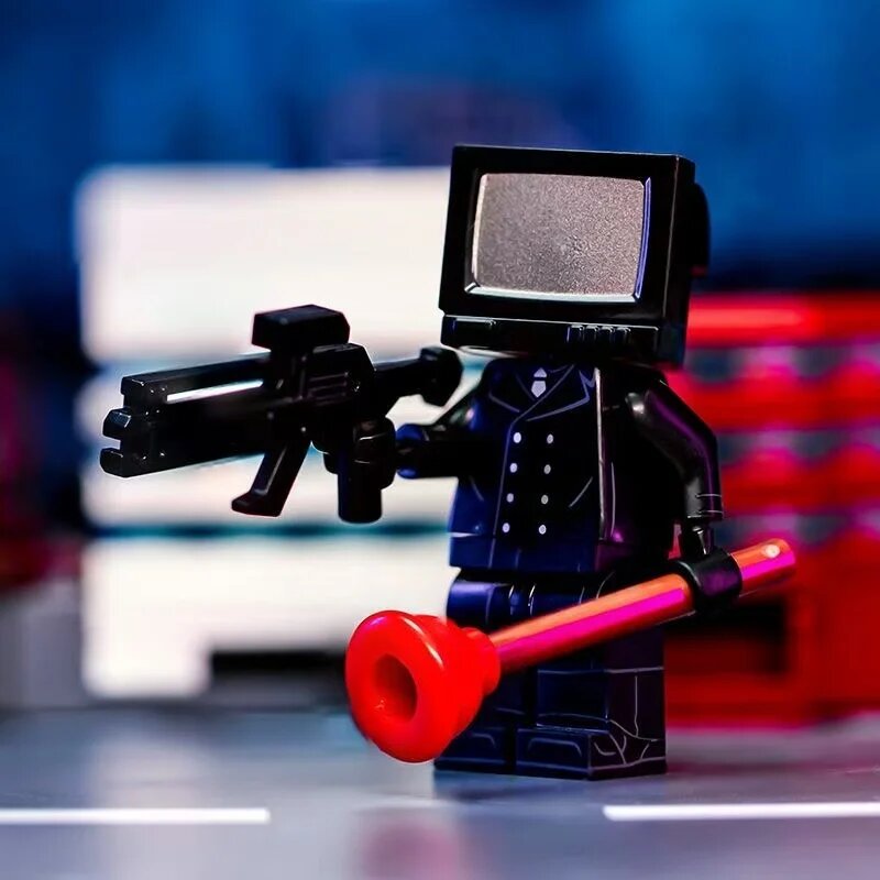 OTRAINBOW Блочные конструкторы Skibidi Toilet Man K2139 TV People