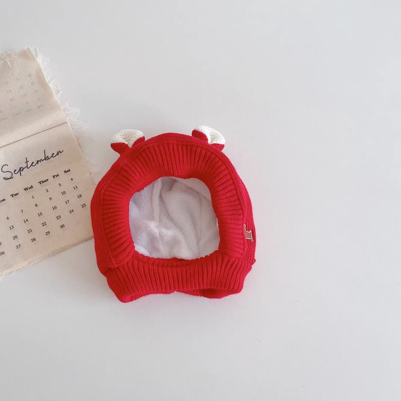 Детская шапка, зимняя бархатная шапка для маленьких мальчиков и девочек, милая шерстяная шапка с защитой ушей, детская шапка с кроликом, теплая мультяшная шапка