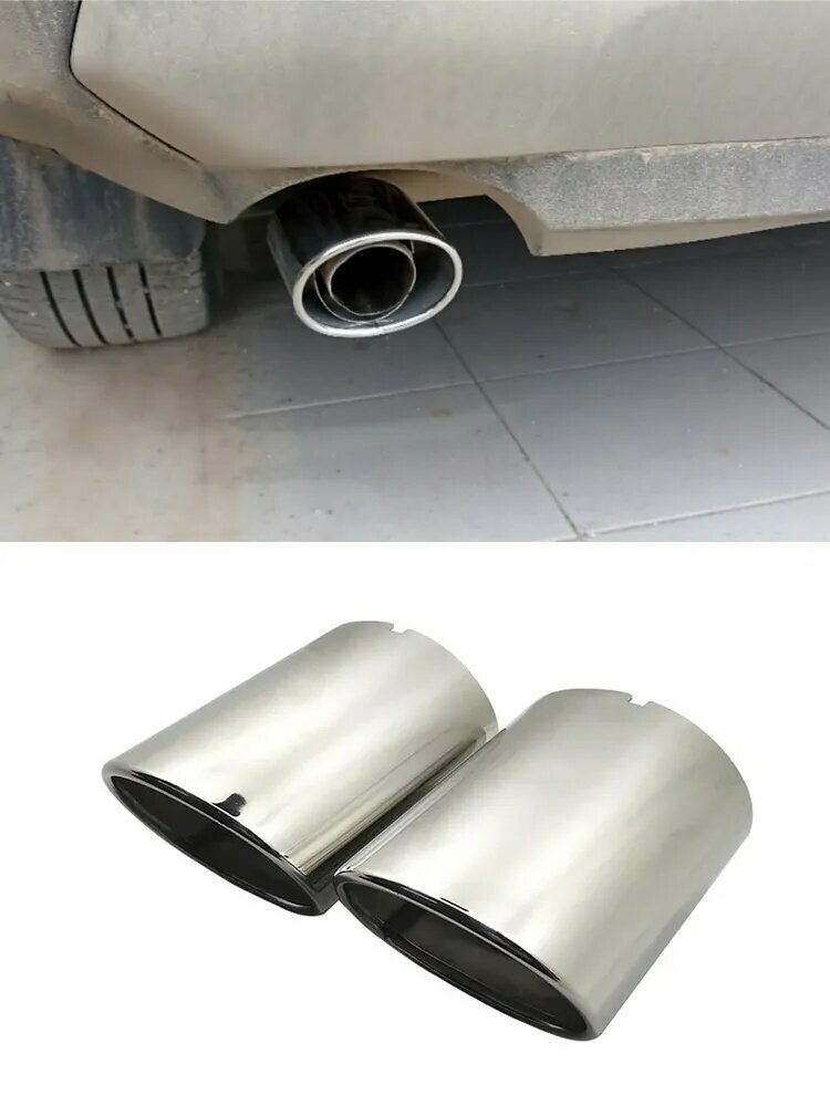 Глушитель, диаметр 51 мм, длина 128 мм арт. Toyota RAV4 2019-2024