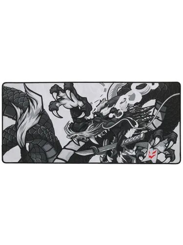 Коврик для мышки, XL, белый, черный