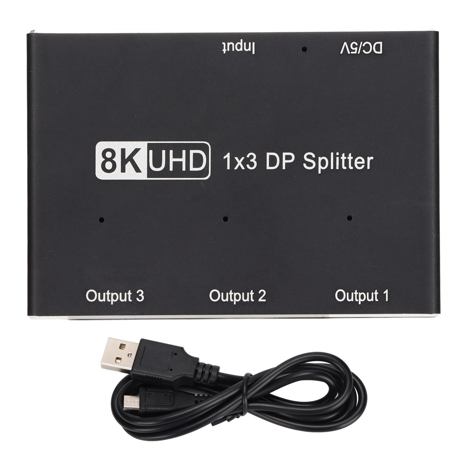 1x3 Displayport Splitter 8K 30 Гц 4K 144 Гц тройной MST Hub 1 в 3 Out DP Splitter для домашнего театра Школа отеля