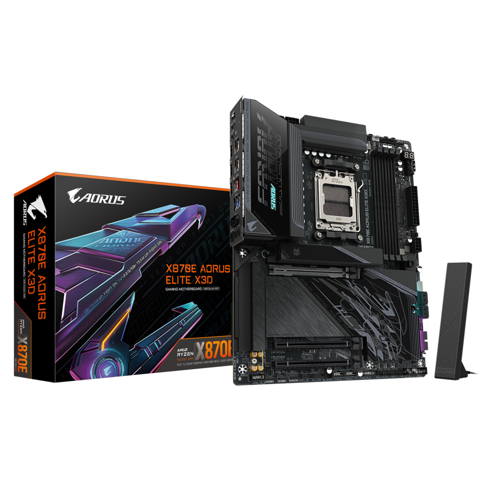 Материнская плата Gigabyte X870E AORUS ELITE X3D, RTL