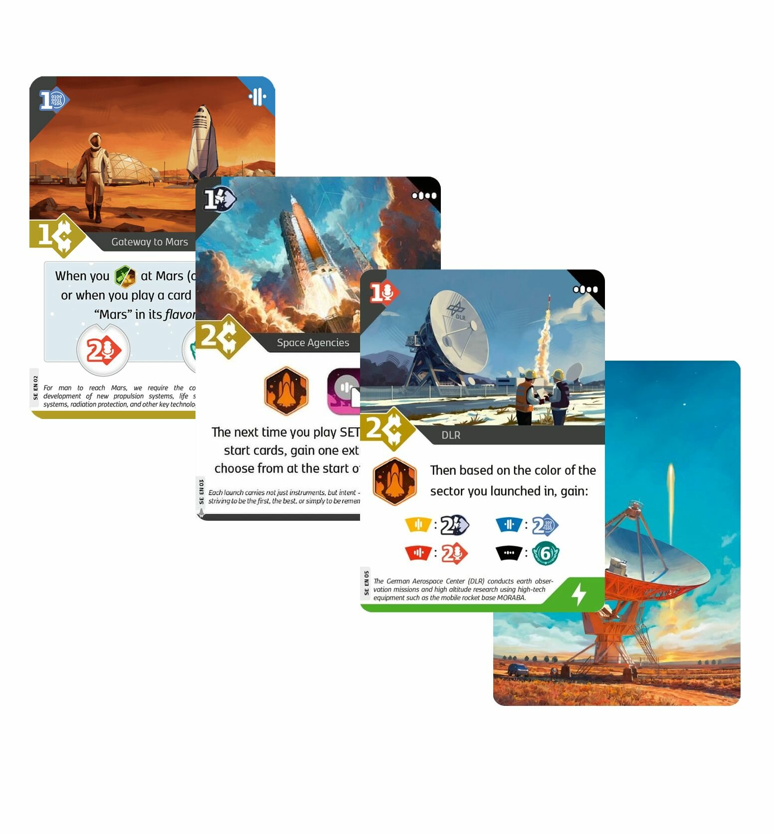 Промокарты для настольной игры SETI: Search for Extraterrestrial Intelligence