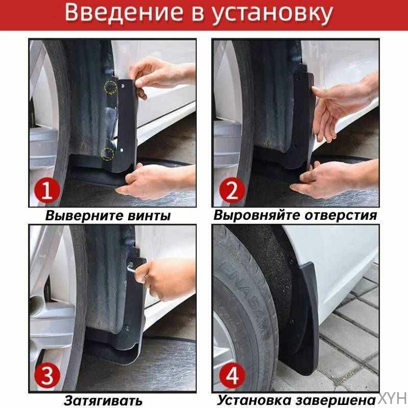 Крыло для автомобиля, арт. Подходит для Mercedes-Benz C-Class Sport W205 2015-2020 Брызговики Крыло для автомобиля черное