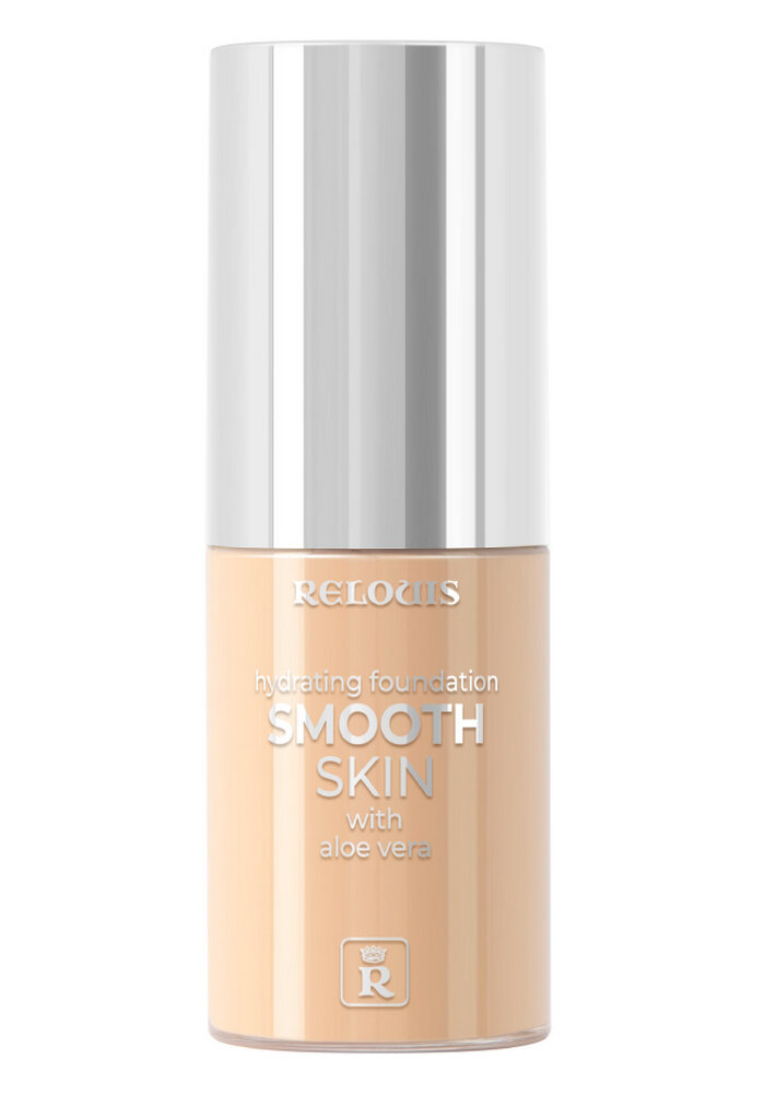 Relouis Smooth Skin Увлажняющий тональный крем "с алоэ вера" 30 г. №02 натуральный бежевый