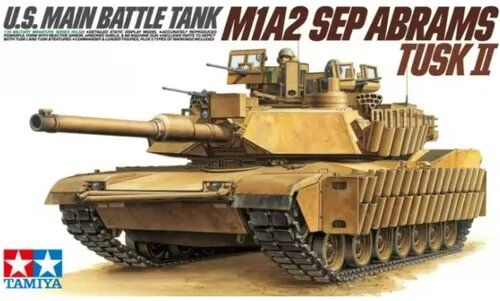 Tamiya 35326 1/35 Армия США M1A2 SEP Abrams Tusk II сборная модель танка