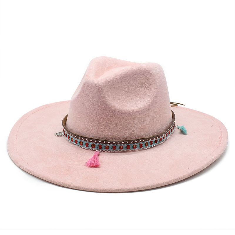 Многоцелевая Джазовая шляпа черная 2025 Унисекс Осень Защита от солнца Шерсть / MOM-013