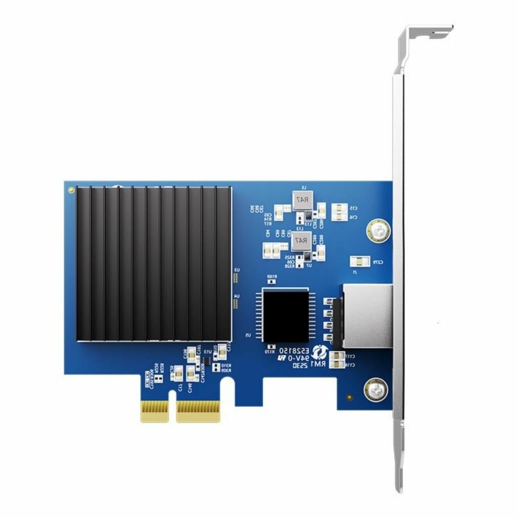 (1 шт.) электрический порт 10G Realtek PCle4.0 1X сетевая карта бездисковой модели