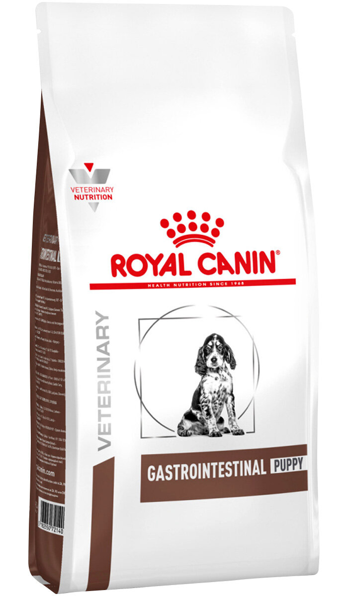 Корм сухой Royal Canin Gastrointestinal Puppy для щенков при заболеваниях желудочно-кишечного тракта, 2,5 кг