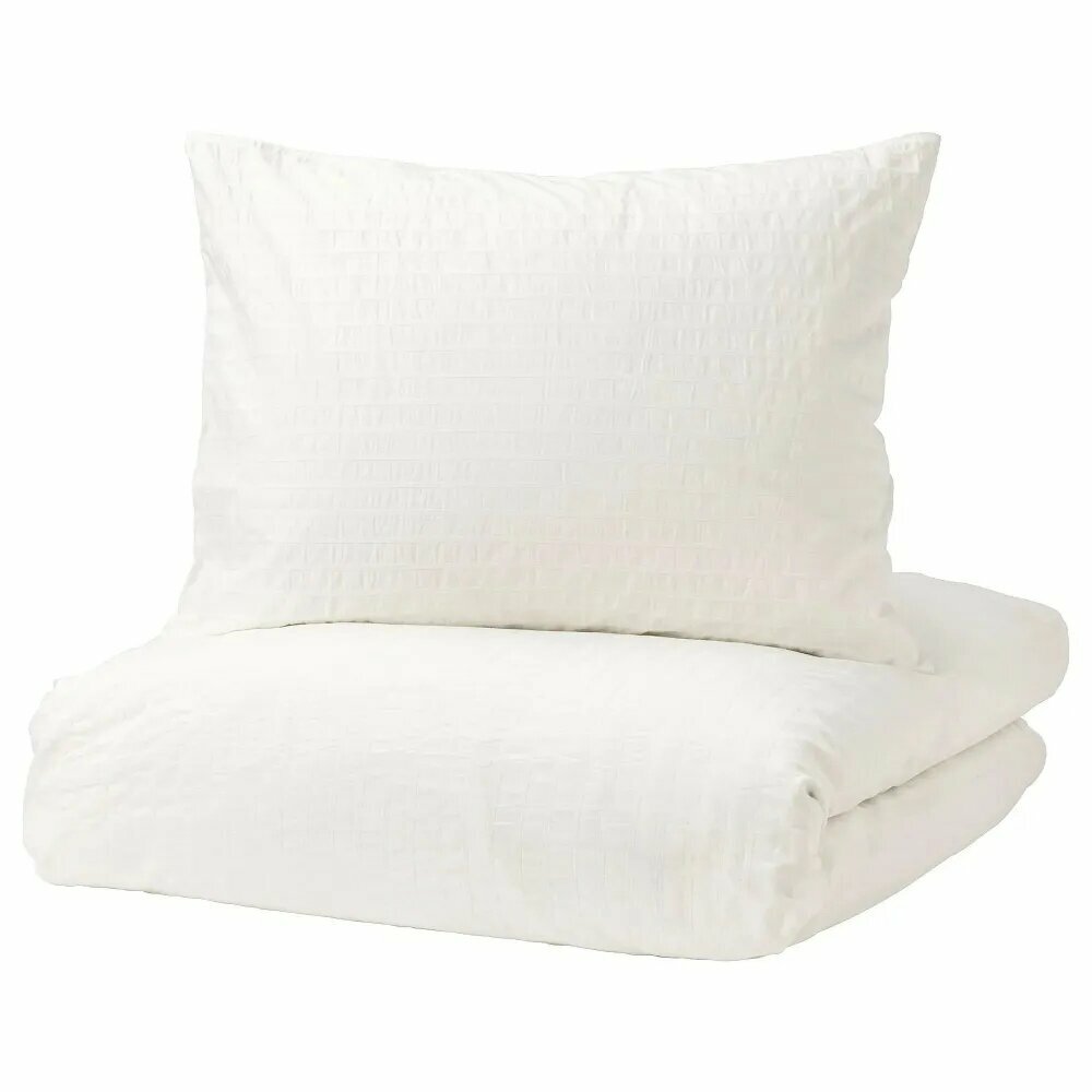 IKEA Комплект постельного белья, Бязь, Односпальный, наволочки 50x60