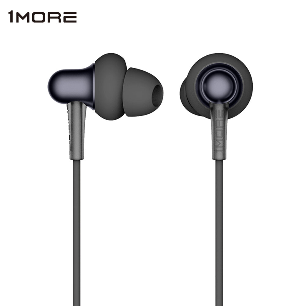 1MORE Stylish Dual-dynamic Driver In-Ear Earphones MEMS Microphone Noise Canceling Earphone E1025, цвет: серебристый, синий, серый, розовый, вес: 15 г, длина кабеля: 1,25 м, драйвер: двойной динамический, микрофон: MEMS, разъем: 3,5 мм, управление: на