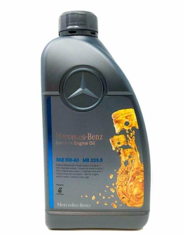 Масло моторное Mercedes Benz 229.5, 1литр A0009898301AAA6/A0009897902 11ВIFR 229.5 Mercedes Benz 1л A000989210711MBR