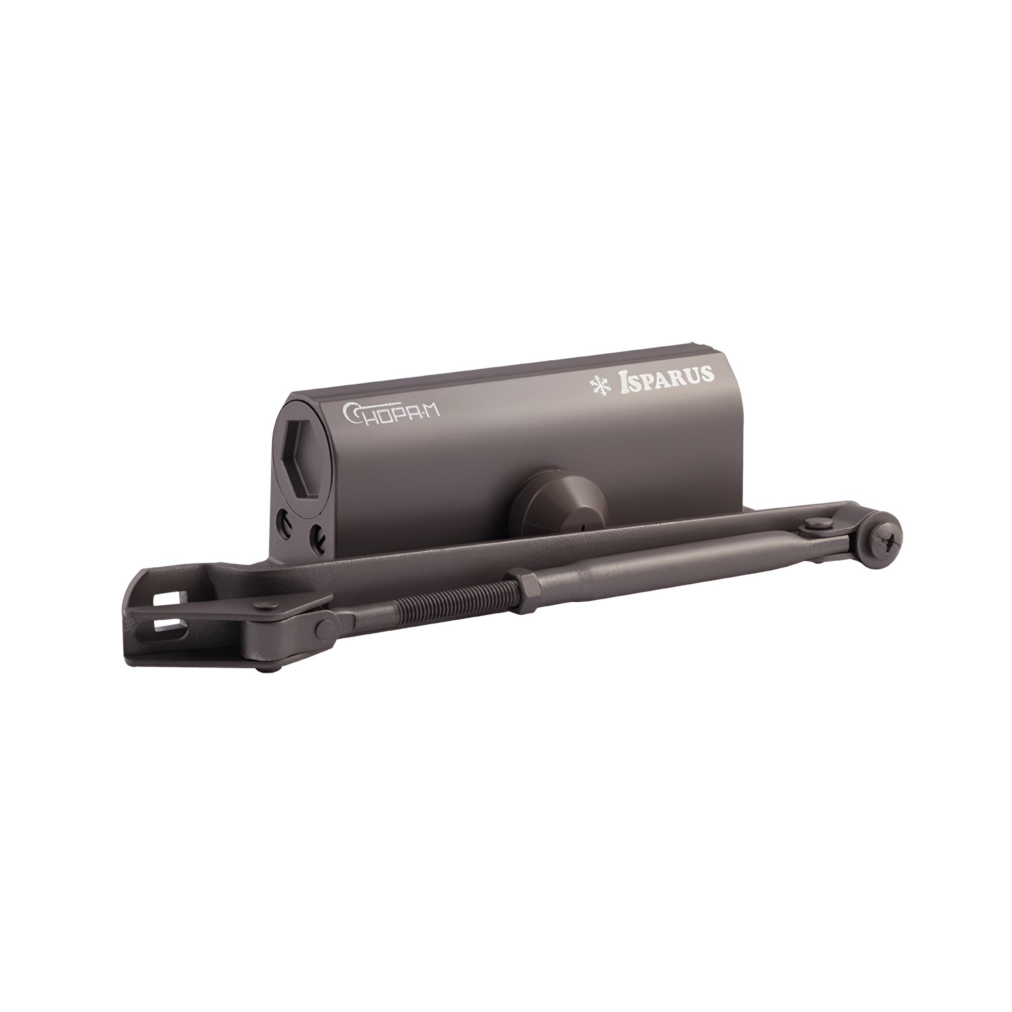 Доводчик дверной Нора-М 420 Isparus, для дверей 40 - 90 кг, графит