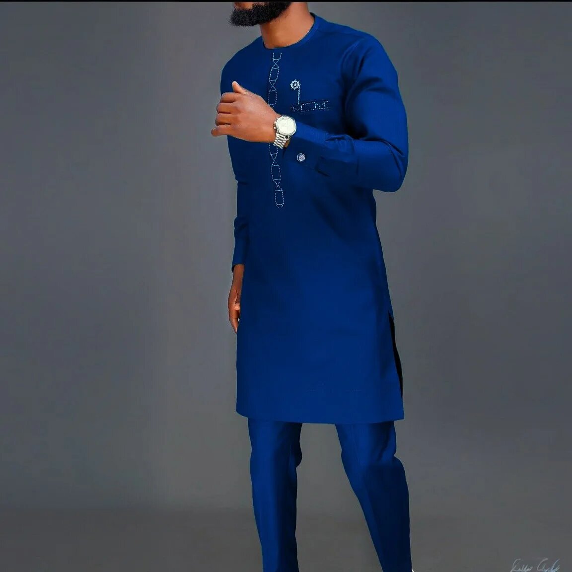 Мужской комплект вечерних платьев из полиэстера US size M, deep blue