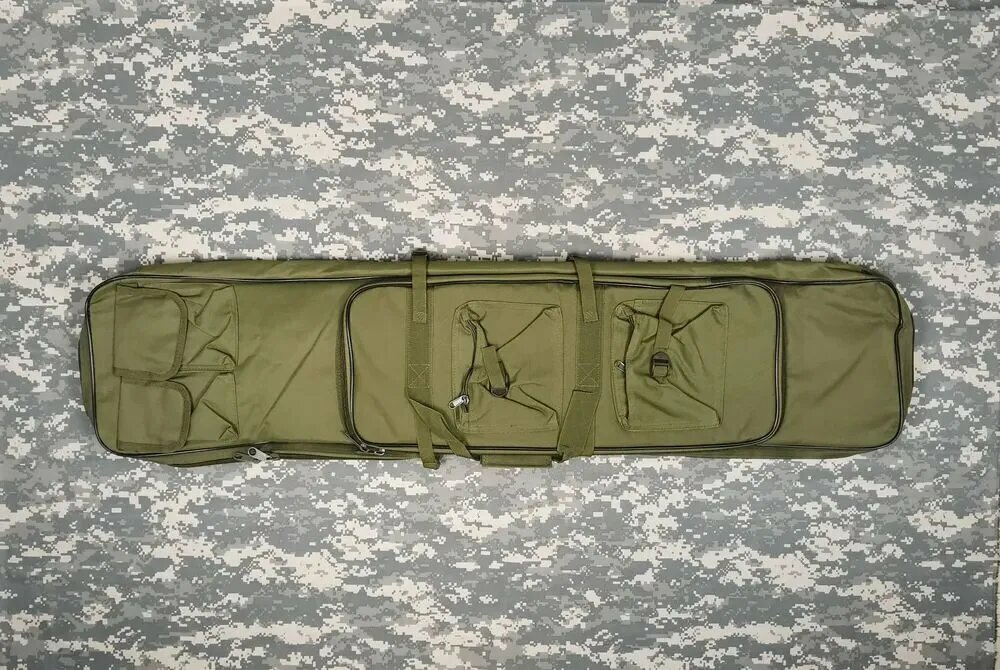 Сумка, чехол рюкзак для переноски оружия ( ружья, винтовки, автомата ) - 115 см, оливковый цвет
