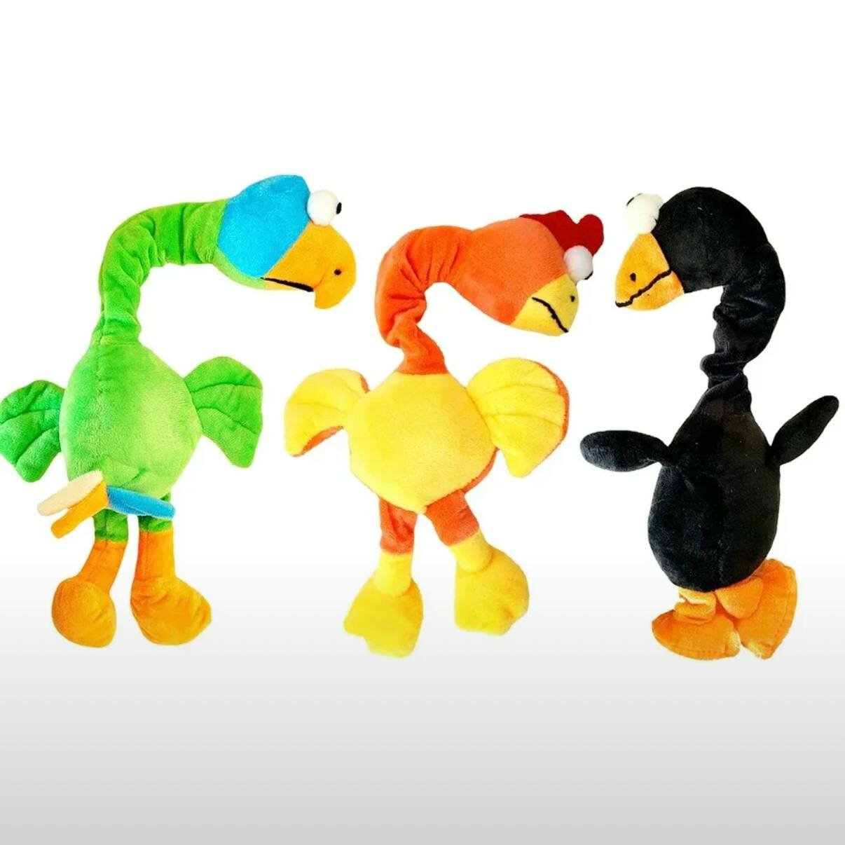 Игрушка для собак Курица с пищалкой, интерактивная плюшевая игрушка для питомцев