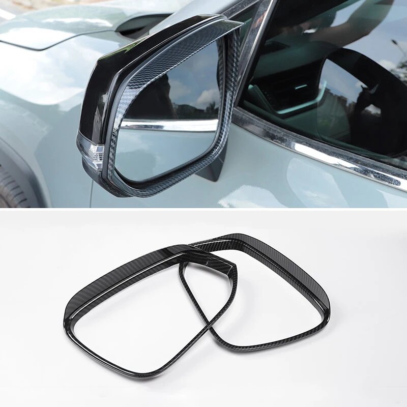 Наклейки на зеркала Toyota RAV4 XA50 2019-2024, Carbon Fiber